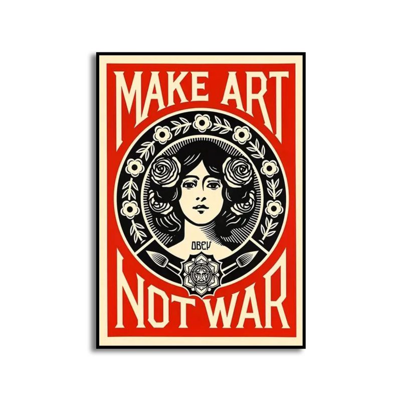 Affisch - Make Art Not War