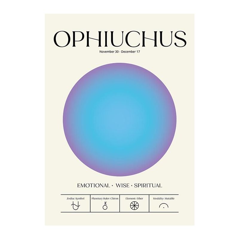 Poster - Ophiuchus Zodiac